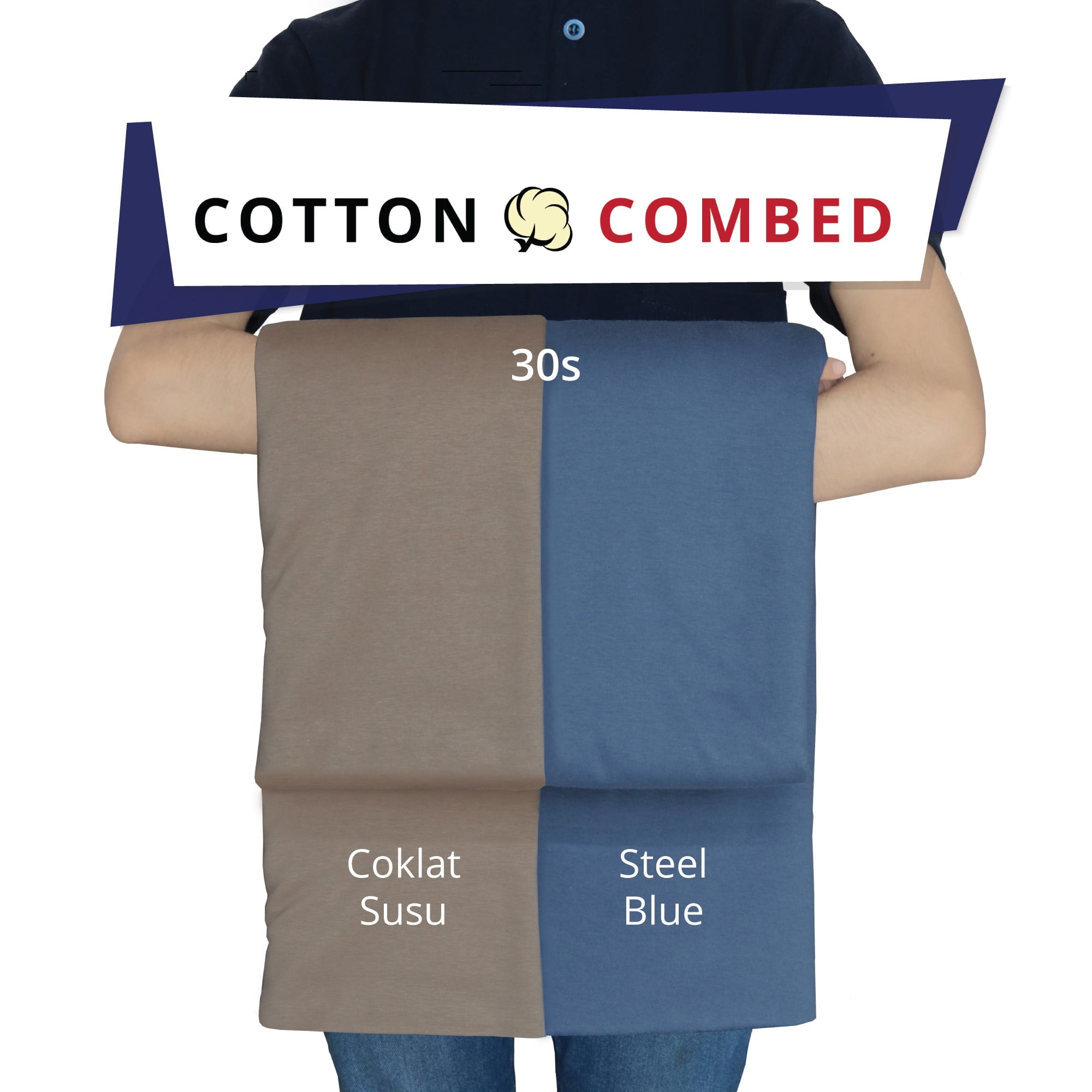 Warna Baru Kain Combed 30s