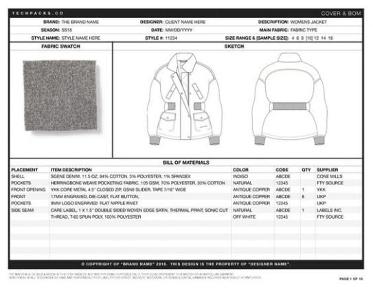5 Fungsi Tech Pack dan Perbedaannya Dengan Spec Sheet