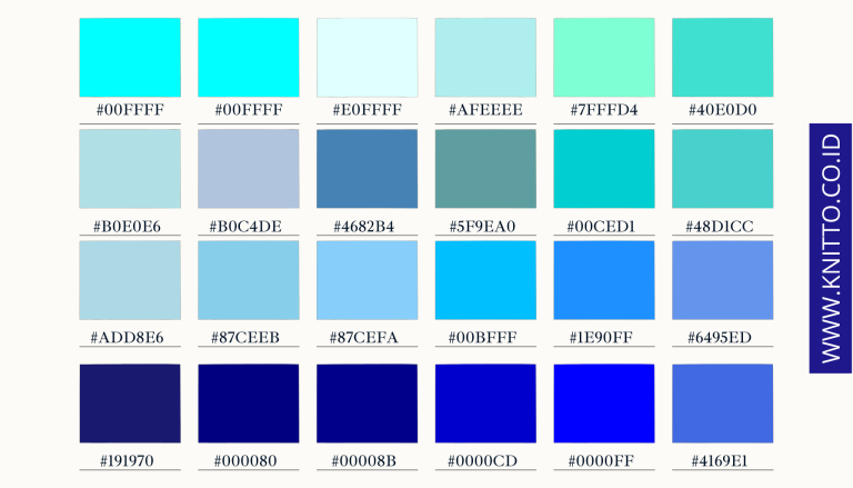 10 Macam-Macam Warna Biru yang Populer dalam Fashion, Cek! 10 Macam-Macam Warna Biru yang Populer dalam Fashion, Cek!