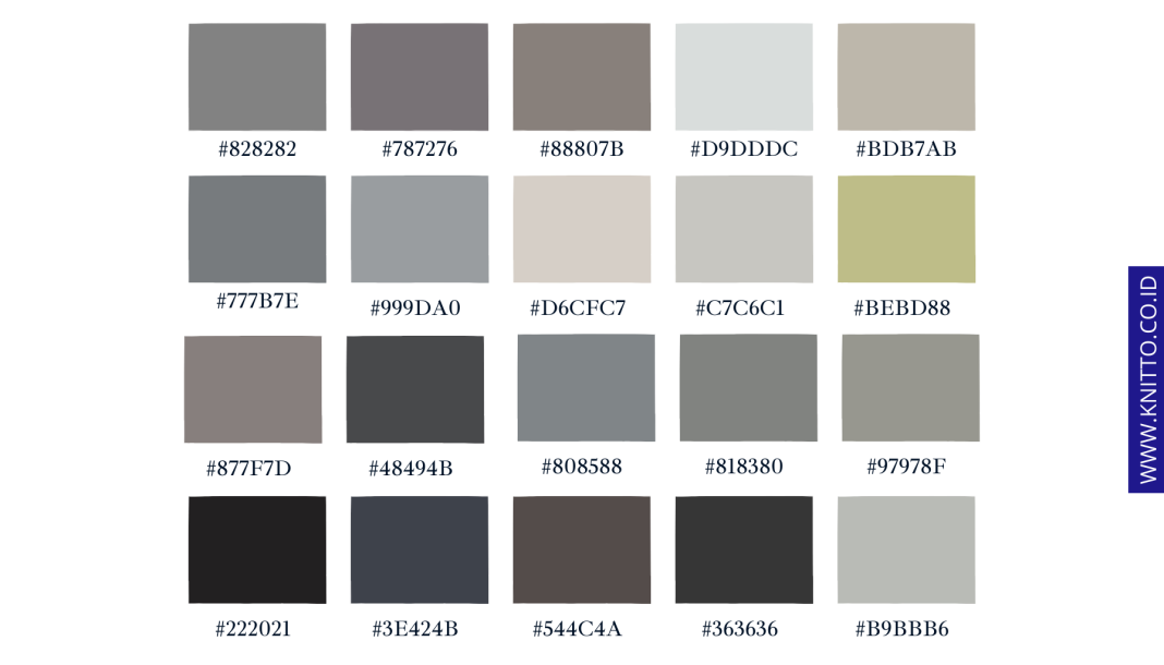 20 Macam-Macam Warna Abu-Abu yang Jadi Fashion Terkini, Cek!